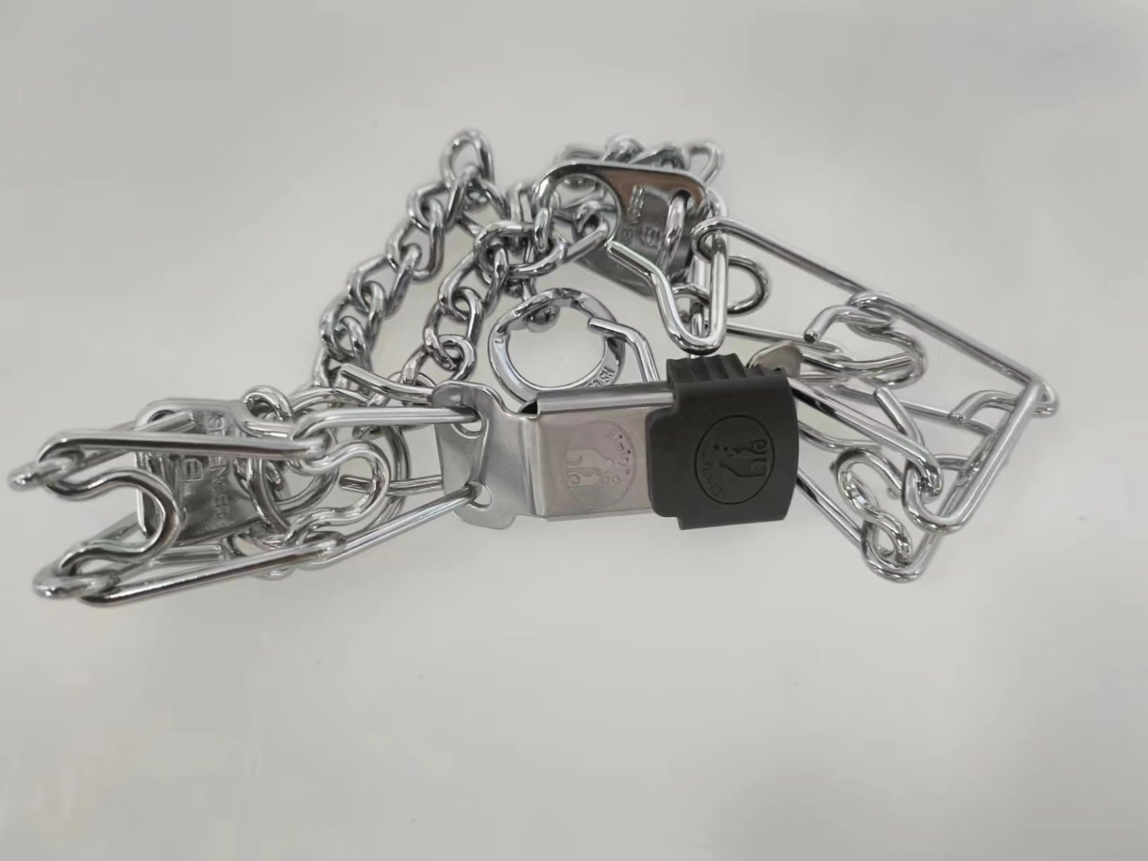 Amazon.com : Prong Training Collar for Dogs ClicLock Fastener Stainless ...