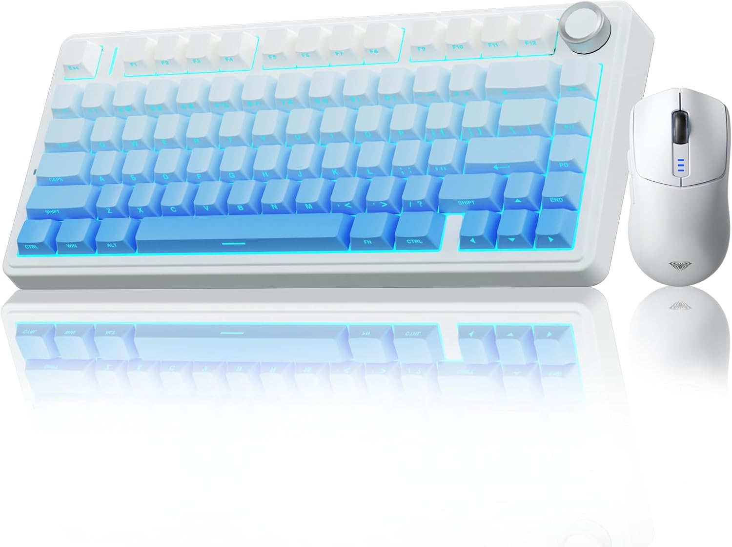 Amazon.com: AULA Wireless Keyboard and Mouse Combo, F75 Pro Wireless ...