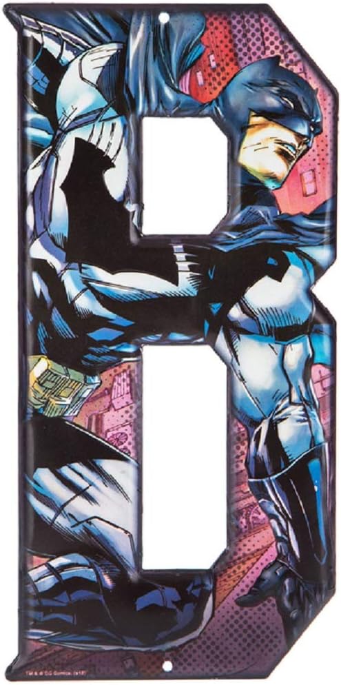 Amazon.com: Superhero Letter Metal Wall Decor Marvel and DC Comic ...
