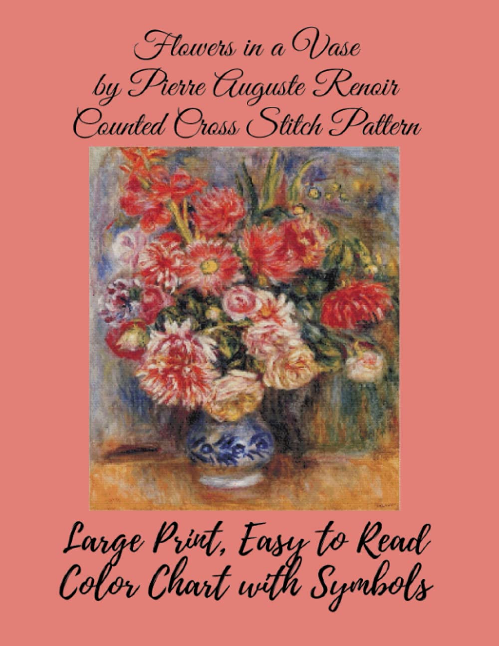 Buy Flowers In A Vase By Pierre Auguste Renoir Counted Cross Stitch Buy Flowers In A Vase By Pierre Auguste Renoir Counted Cross Stitch