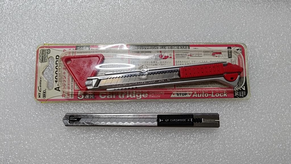 Amazon.co.jp: エヌティー(NT) カートリッジ式カッターA型刃(通常サイズ) 5連発 A-1000RP : 文房具・オフィス用品