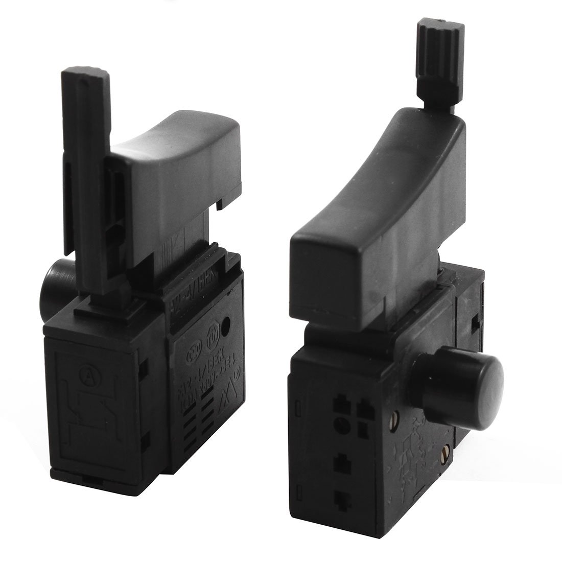 Generic FA2-4/1BEK 250V Plastic SPST Lock on Power Tool Trigger Button ...