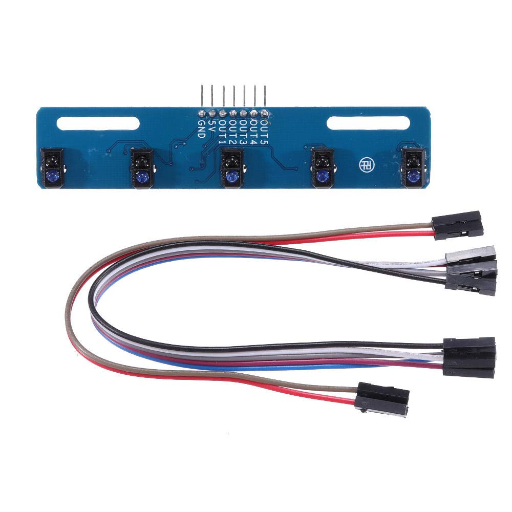 Buy ZHI BEI DDRZD Sensor &Detector Module TCRT5000 5 Channel Infrared ...
