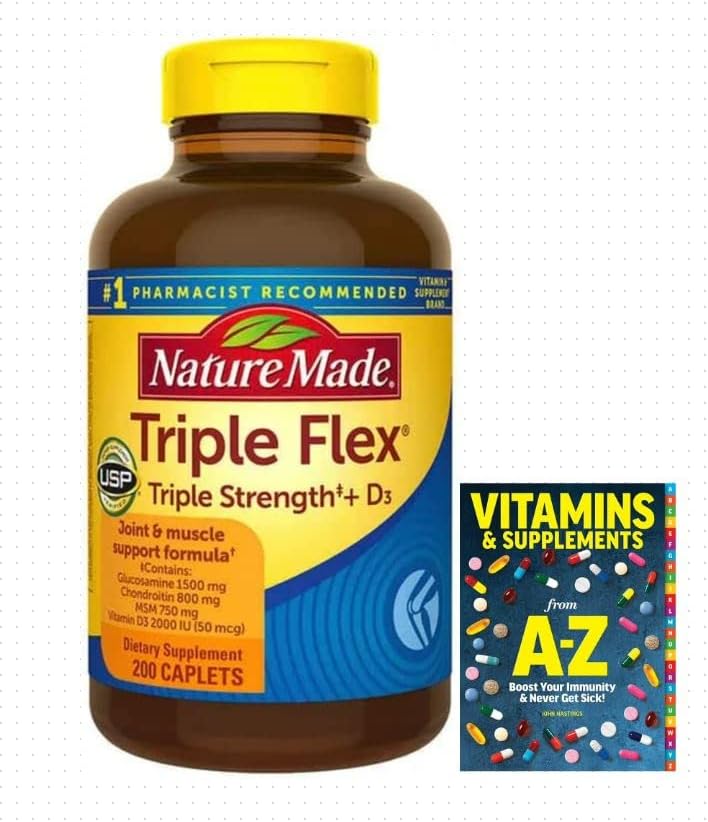 Amazon.com: Nature Made TripleFlex Triple Strength 200 Caplets +Better ...
