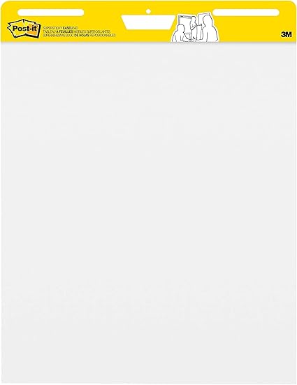Post-it Super Sticky Easel Pad, 25 x 30 Inches, 30 Sheets/Pad, 1 Pad ...