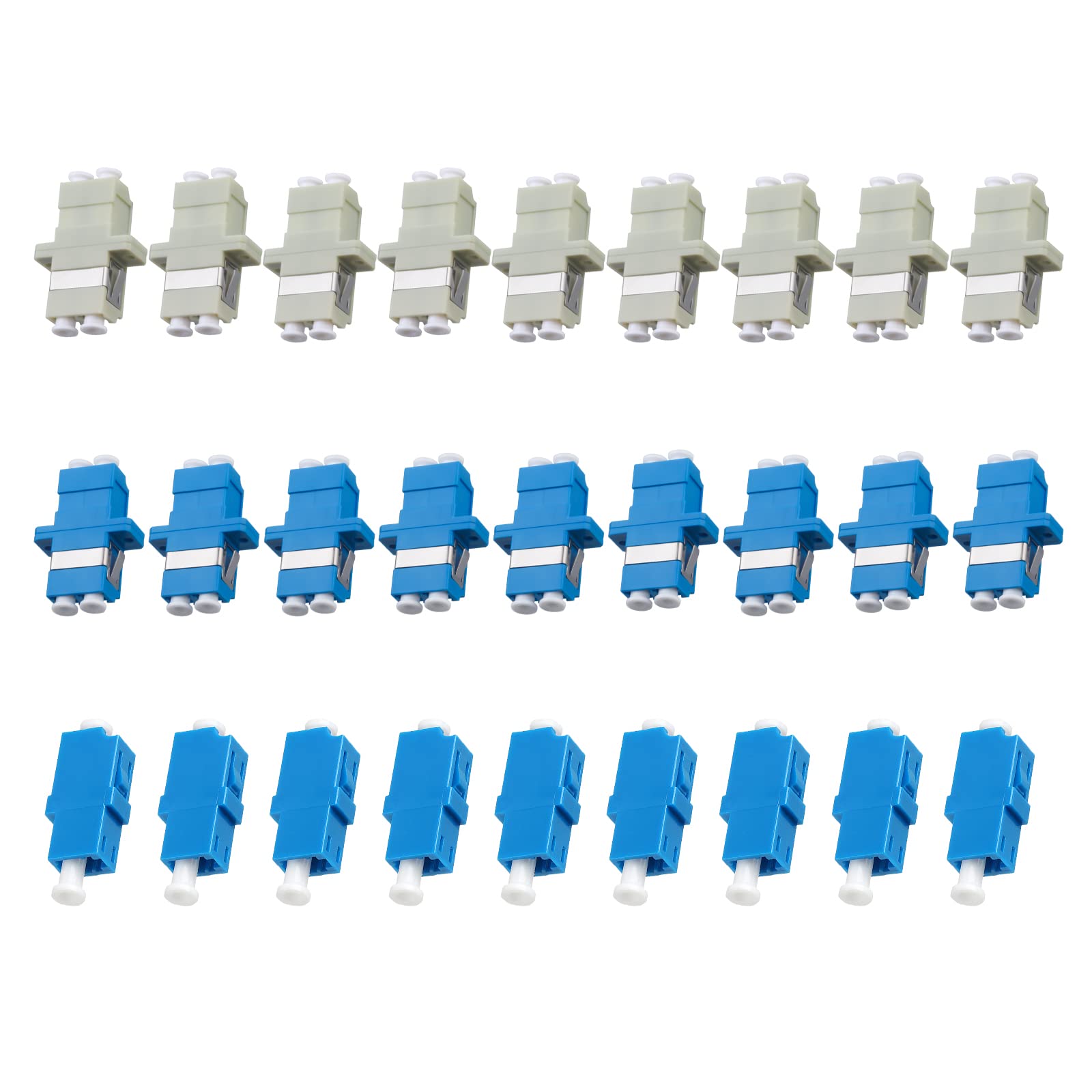 Amazon.com: fyboptwu - 27 pcs LC Fiber Optical Coupler Adapter Included ...