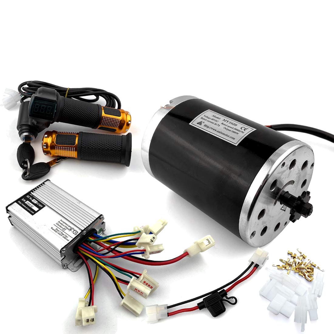 L Faster 36v48v 1000w Unitemotor My1020 Motor With Throttle Controller ...