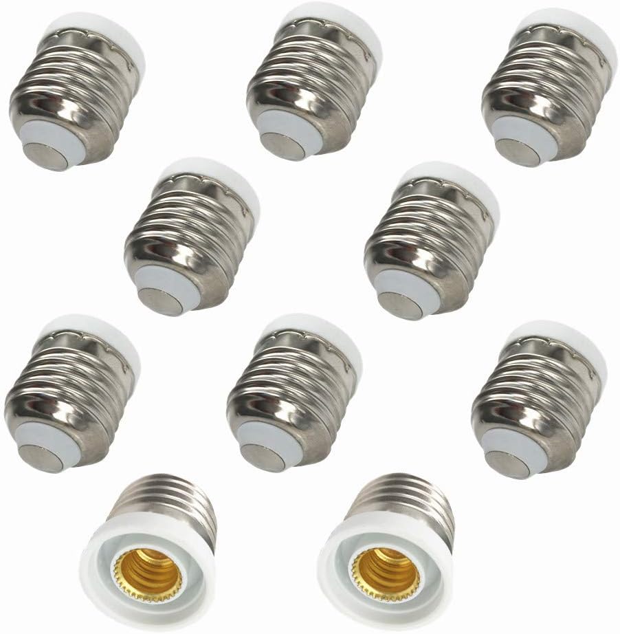 ABI (5-Pack) Light Bulb Socket Reducer Stadard US Medium Base E26 to ...