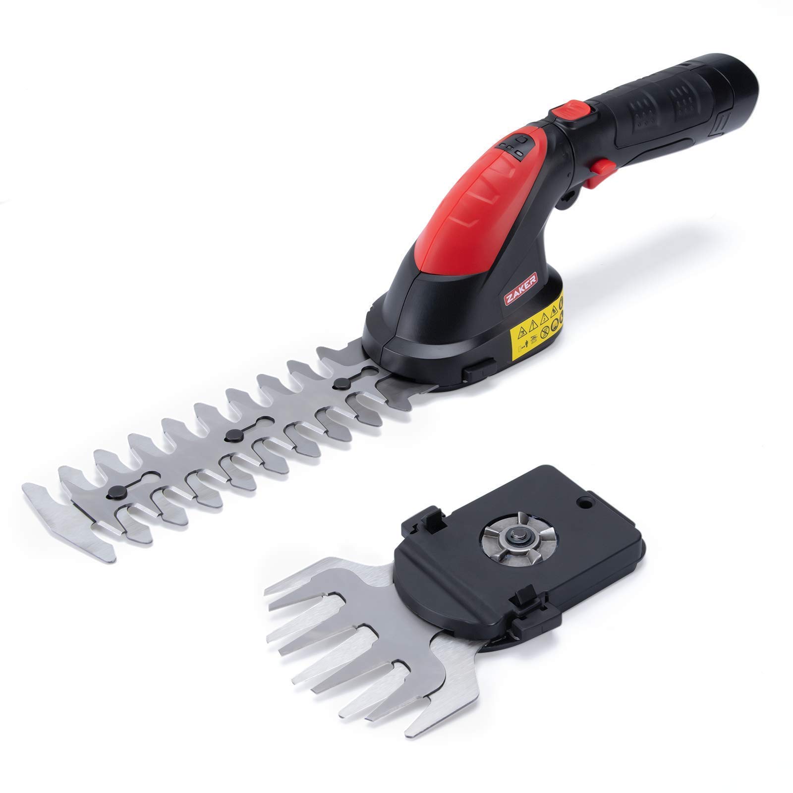 Magic Zaker Cordless Grass Shear & Hedge Trimmer - 7.2V Electric Shrub ...