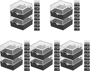 Amazon.com: Levemolo 50 Pcs Specimen Box Small Jewelry Organizer Tray ...