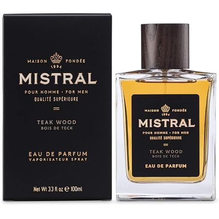 Amazon.com : Mistral Men's Cologne, Teak Wood, 3.4 Ounces : Beauty ...
