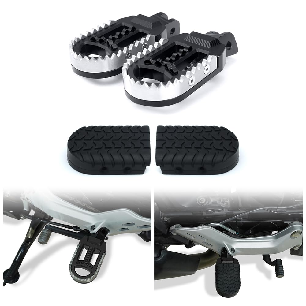 Snapklik.com : REARACE Motorcycle Bike Foot Pegs, Fit For Husqvarna ...