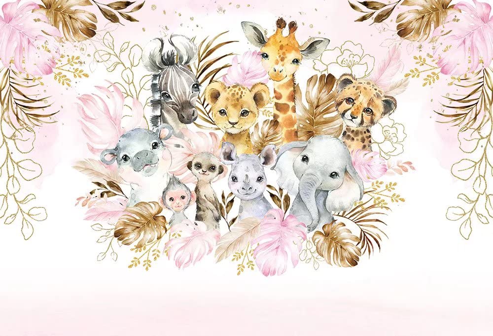 Baby Jungle Background XYSCZYY 7x5ft Safari Backdrop Jungle Photo