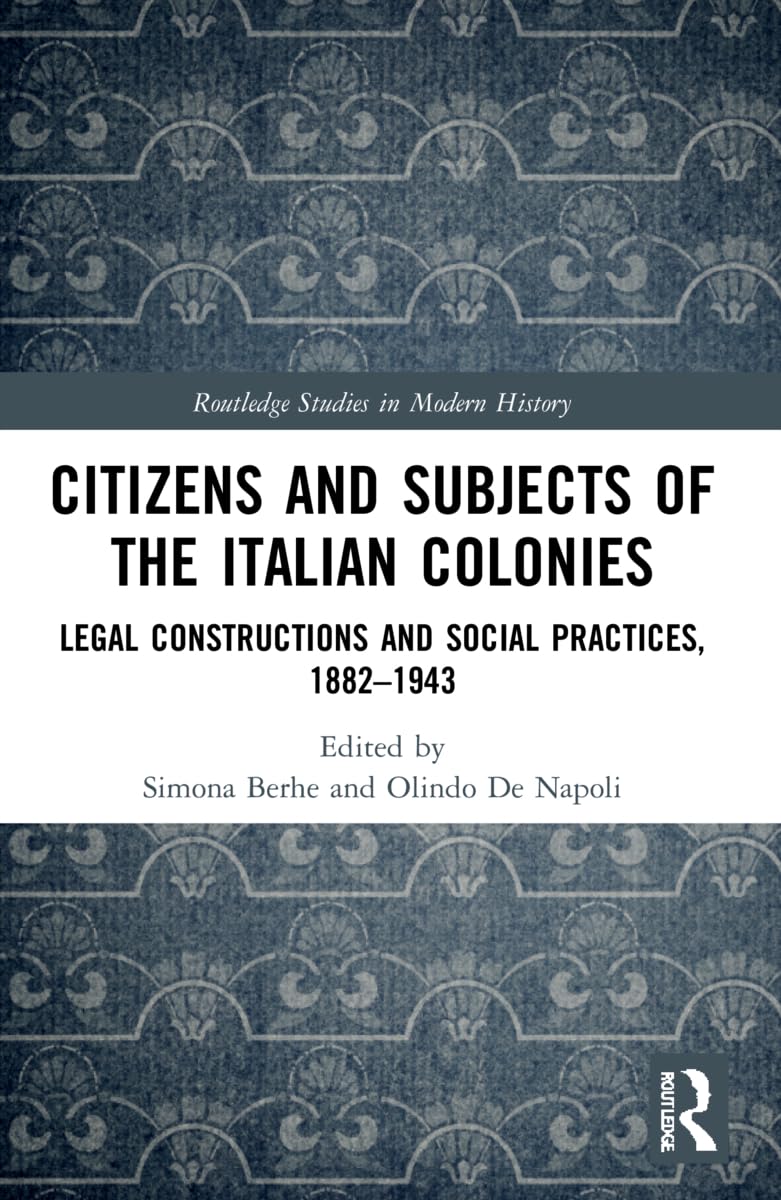 Amazon.com: Citizens and Subjects of the Italian Colonies (Routledge ...