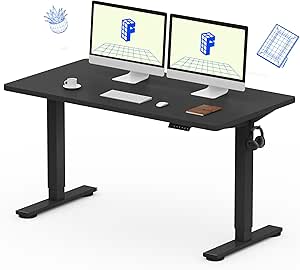 FLEXISPOT EC1 Stand Up Desk 140×70cm Workstation Home Office Computer ...