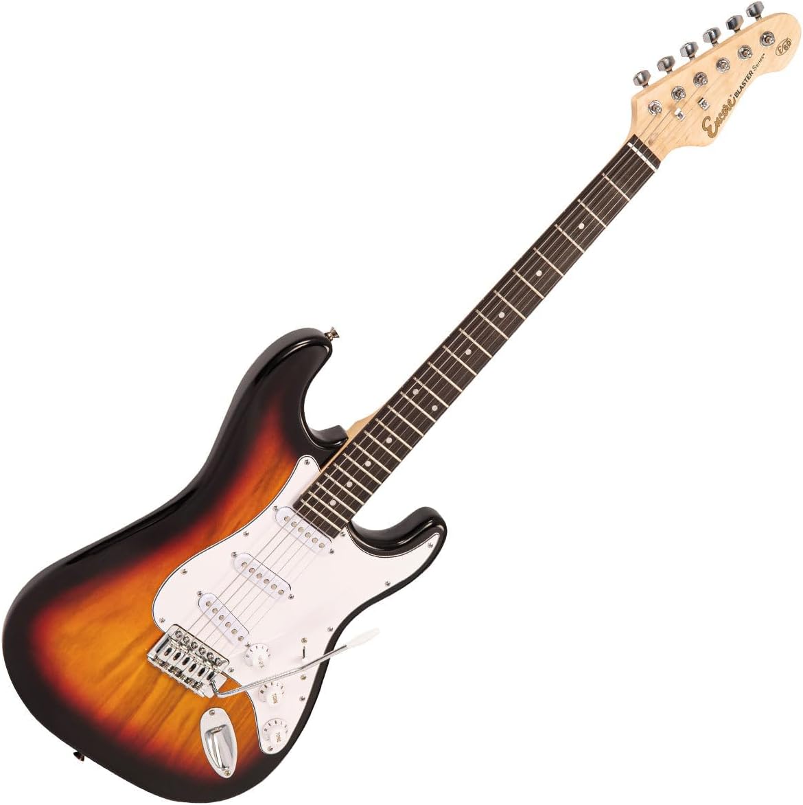 Encore Blaster E60 Electric Guitar ~ Sunburst : Amazon.co.uk: Musical ...
