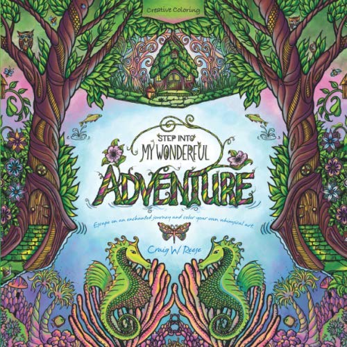 Amazon.com: Step Into My Wonderful Adventure: Creative Coloring Book ...