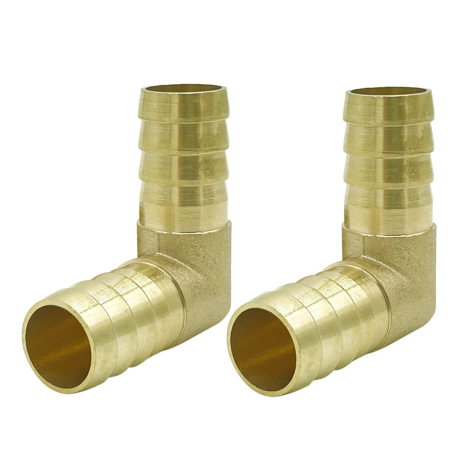 Snapklik.com : Metaland Brass 1" Hose Barb Elbow 90 Degree L Right ...