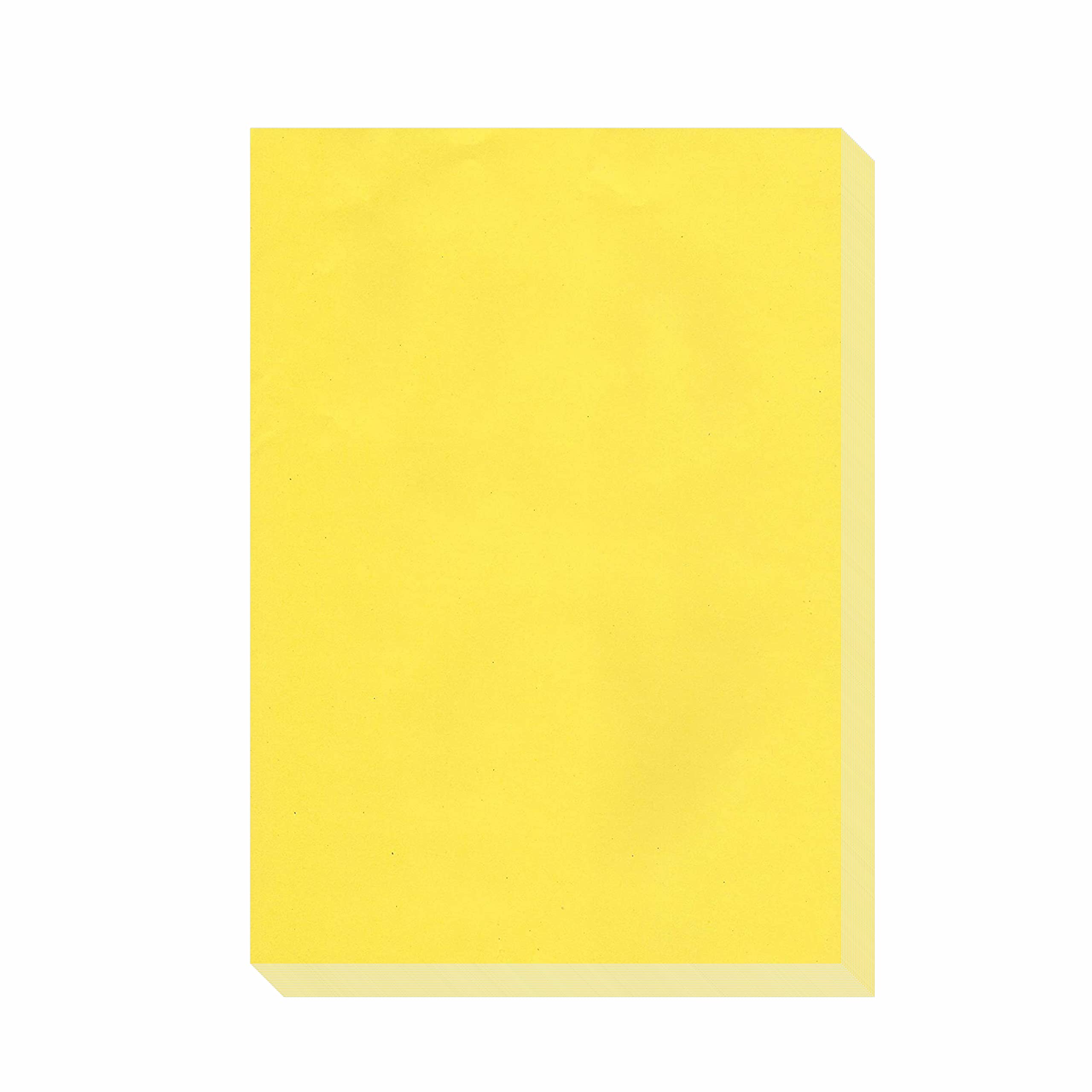 Escaper Lemon Colour Paper A4 Size Bundle (240 Sheets Pack - 297mm x ...