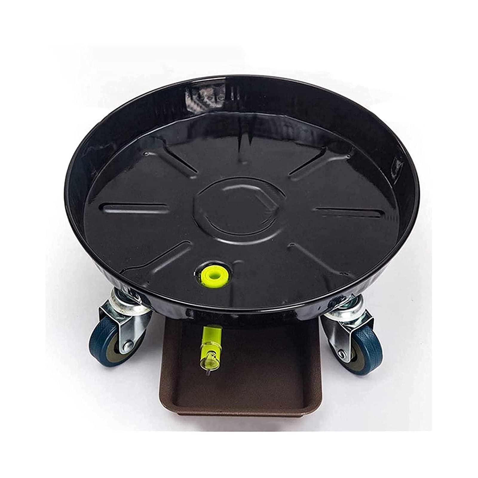 Buy LSLS caddies Round Potted Stand with Wheels, Pot Pallet Dolly ...