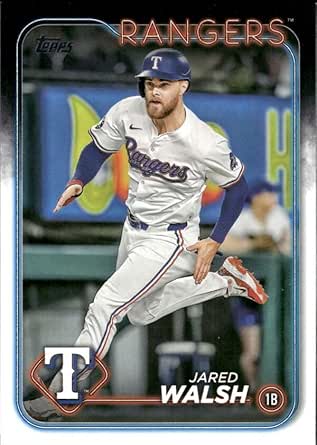 Amazon.com: 2024 TOPPS UPDATE #US286 JARED WALSH RANGERS BASEBALL ...