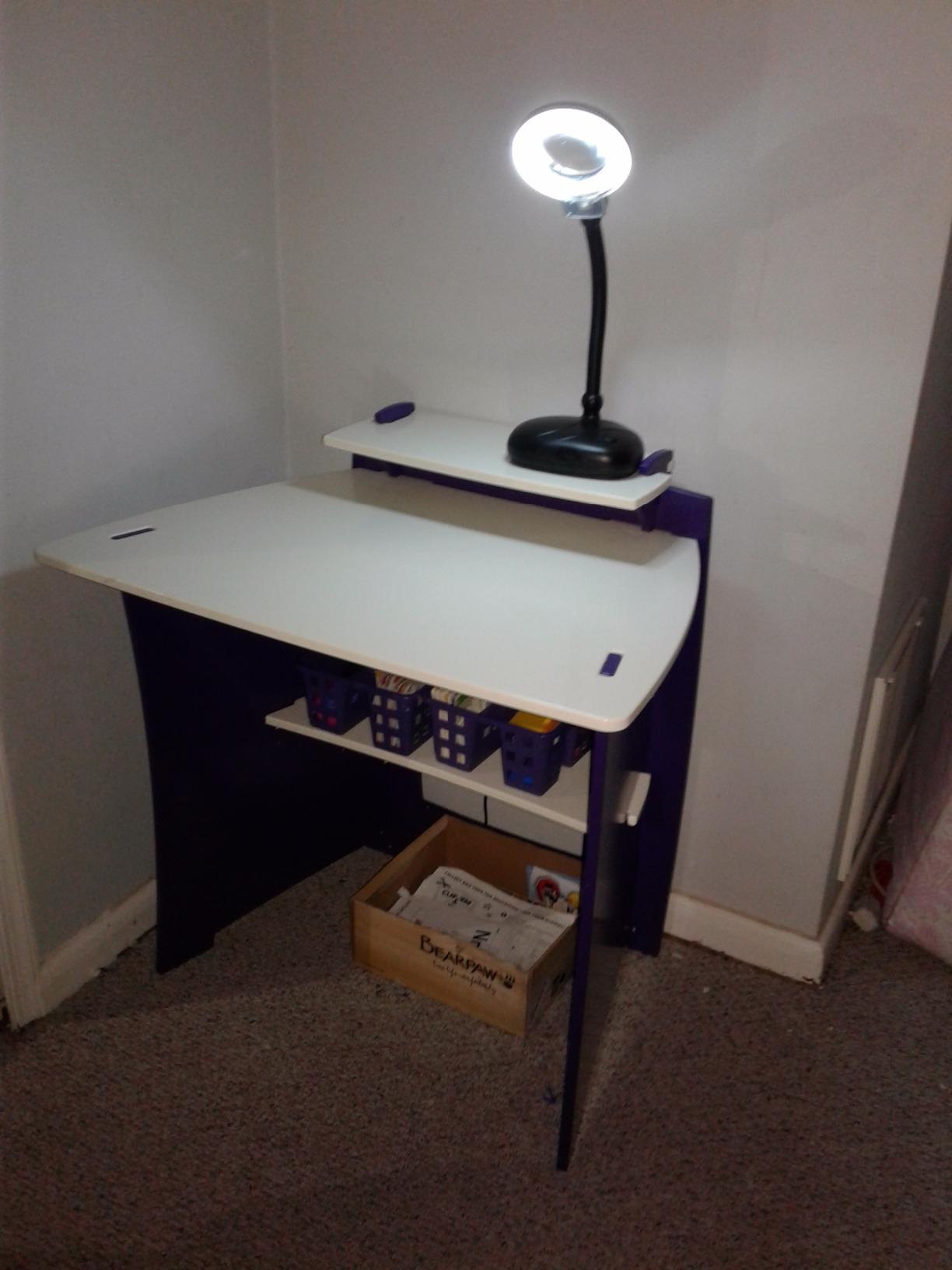 Amazon.com: Legare 34-Inch Kids' Desk, Purple and White : Home & Kitchen