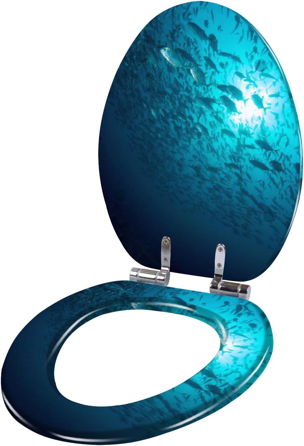 Elongated Toilet Seat Swarm Resin Toilet Seat with Quietly Close Quick ...