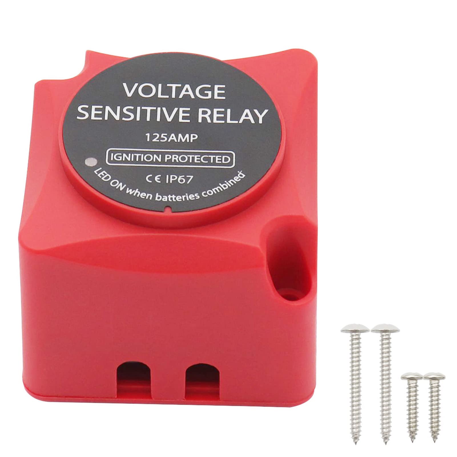 Buy BUYAO 12V 125AMP Voltage Sensitive Relay VSR Double Battery ...