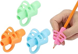 Amazon.com : PATIKIL Handwriting Pencil Grippers, 3 Pcs 3 Fingers ...