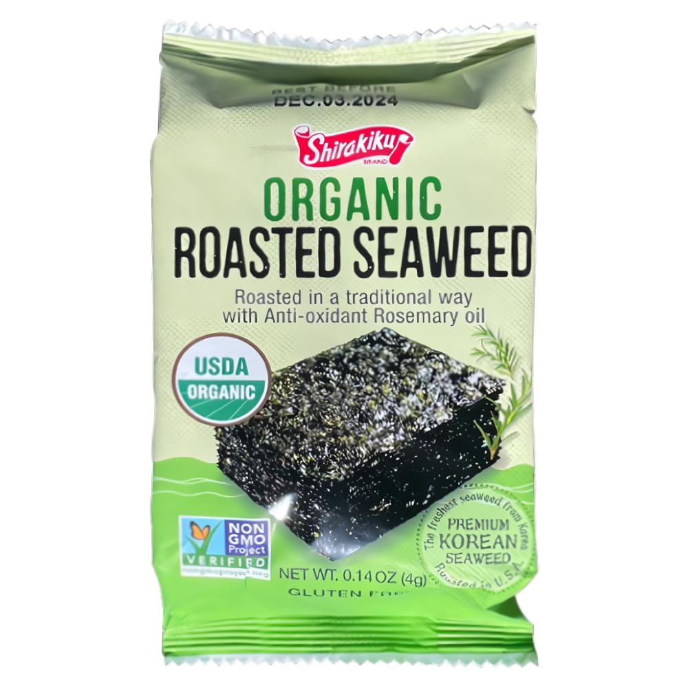 Buy Korean Seaweed Snacks Premium 10 packs (4g) Salt Roasted Seaweed ...