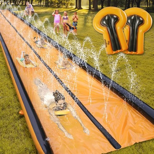 Amazon.com: RESILIA - Super Slip Lawn Water Slide XXL, 30 Feet Long x 8 ...