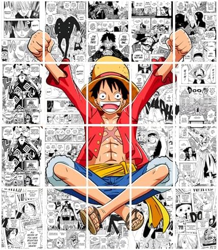 Good Hope One Piece Posters Set Of 20 Monkey D. luffy,Zoro Anime Poster ...