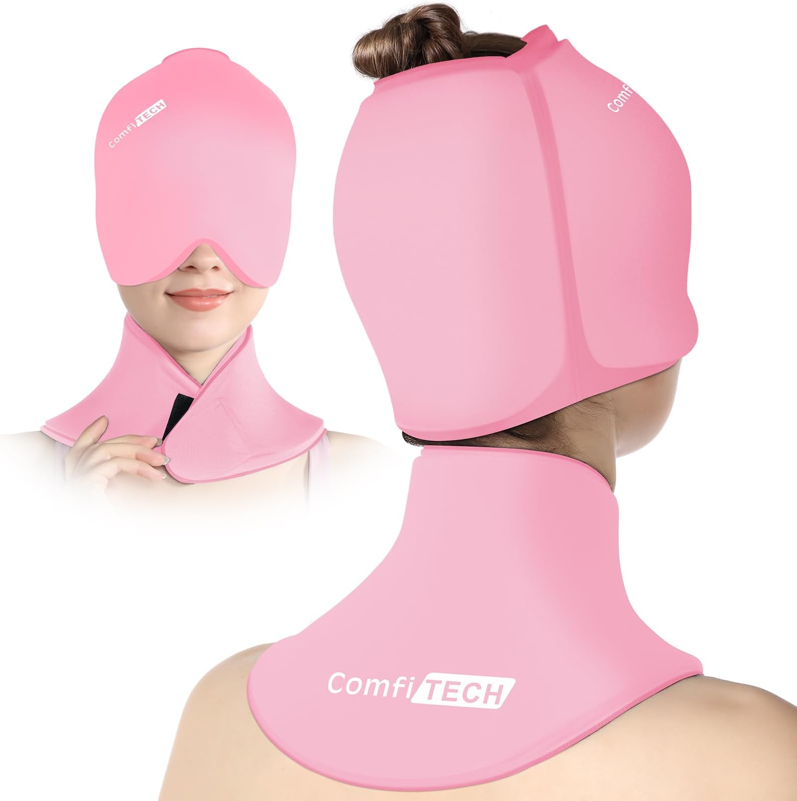 Amazon.com: Migraine Gel Head and Neck Ice Hat by FOMI Care | Top and ...