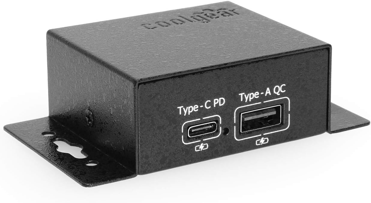 Amazon.com: Coolgear Chargeit! Mini 75W Dual Port USB-A & USB-C PD ...
