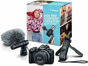 Canon EOS R50 Content Creator Kit : Amazon.com.tr: Elektronik