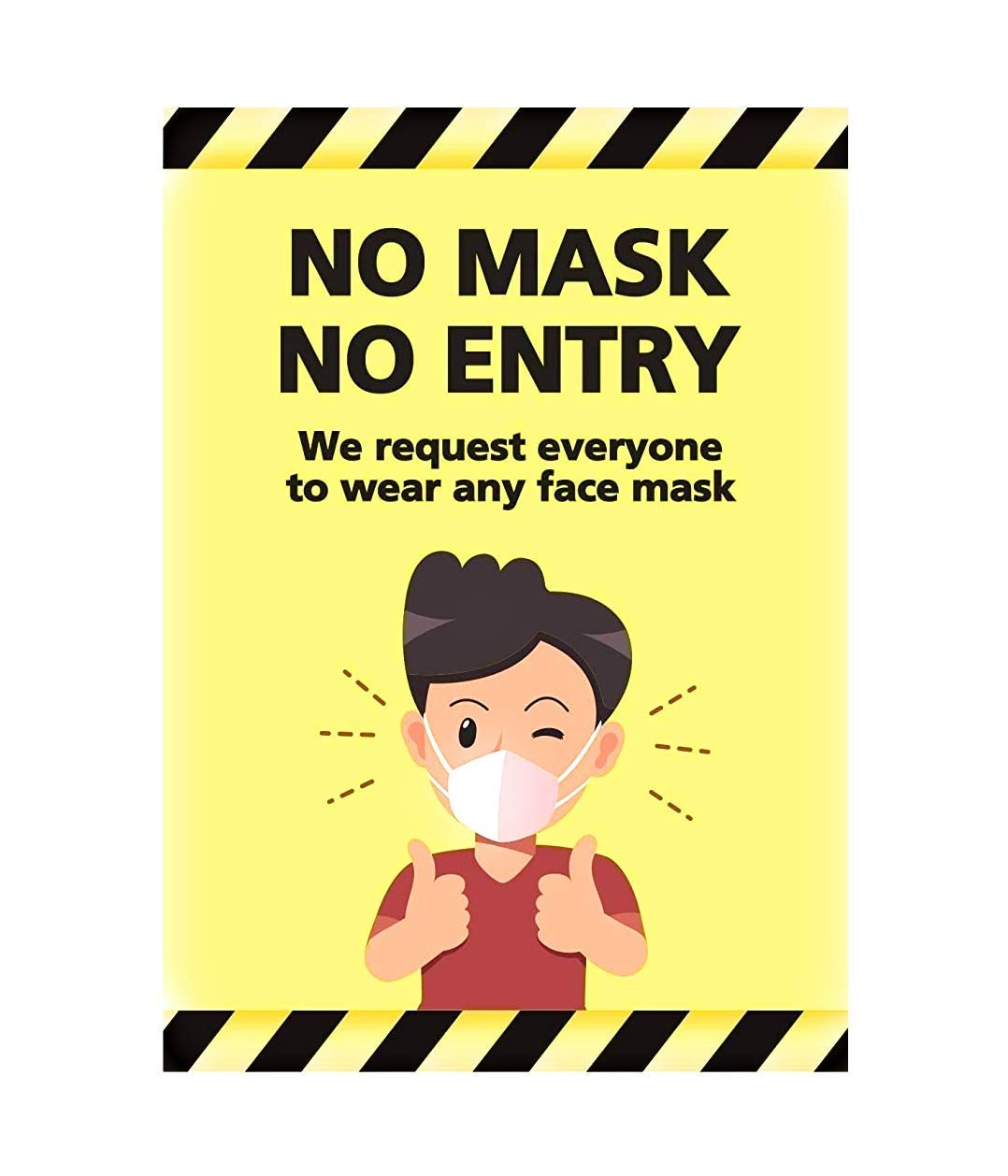Buy No No Entry Social Distancing Sign Notice Warning For Shop buy-no-no-entry-social-distancing-sign-notice-warning-for-shop