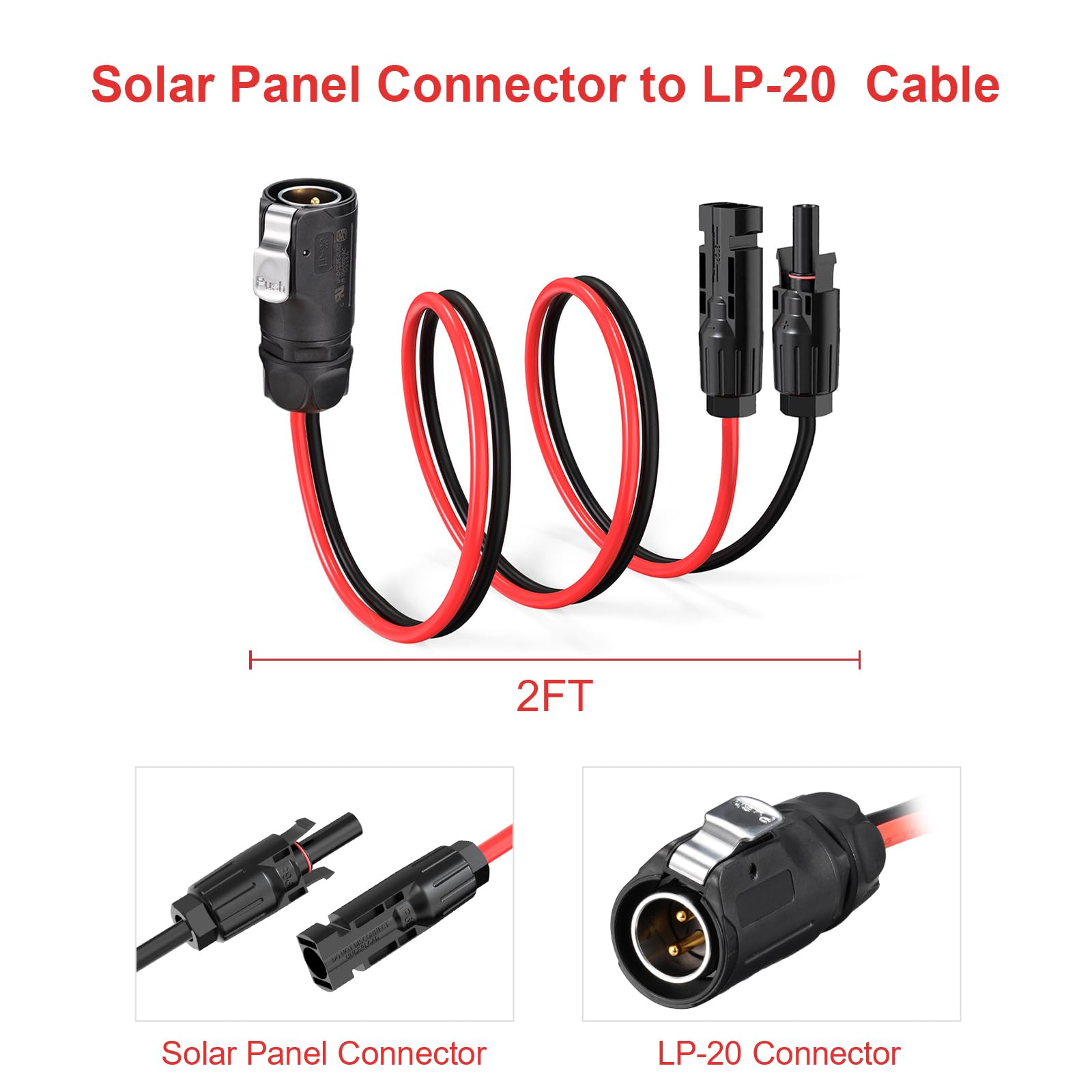 Snapklik.com : ELFCULB 10AWG 2 Pin Power Industrial Circular Connector ...