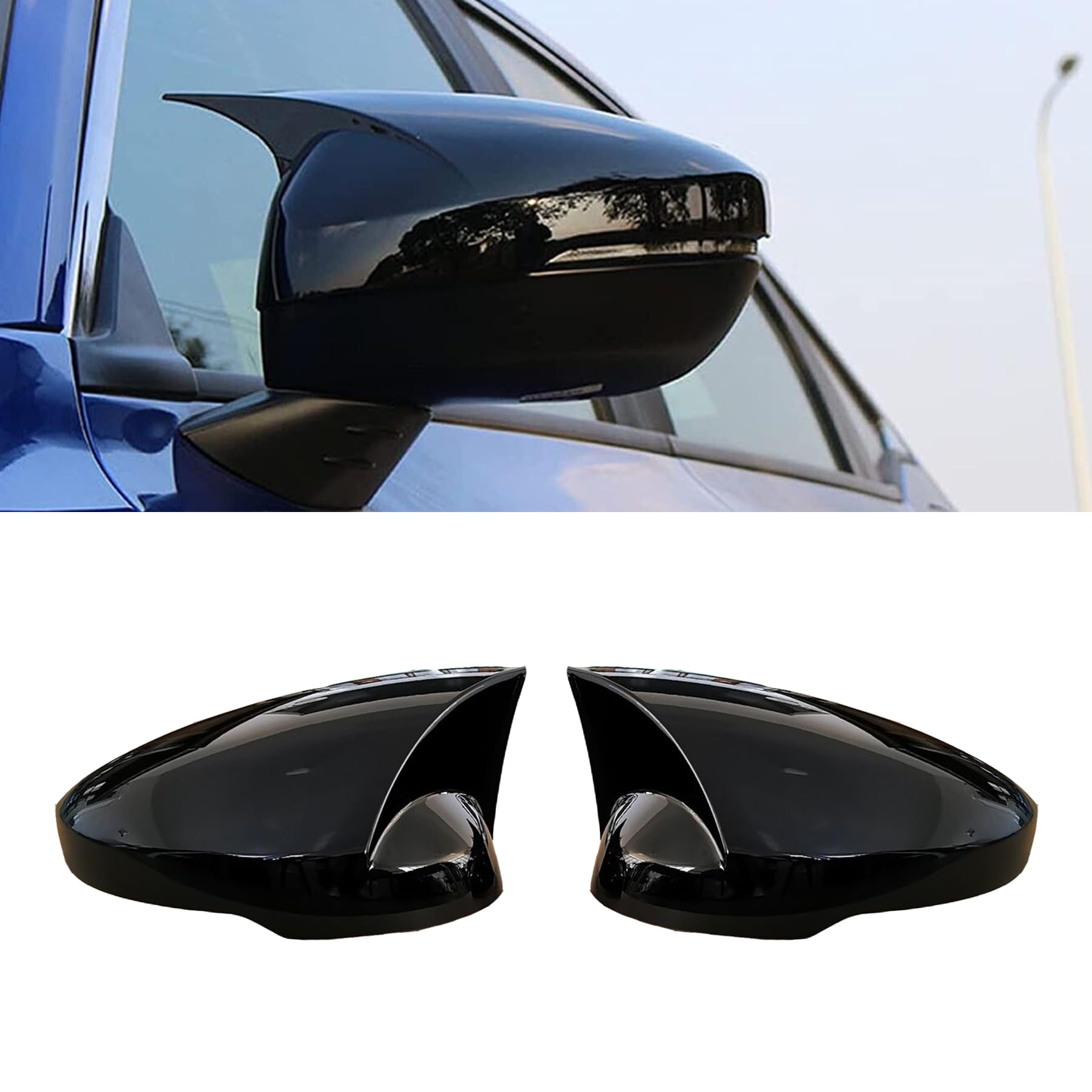 Amazon.com: 2 PCS Rear View Side Mirror Covers Compatible with Honda ...