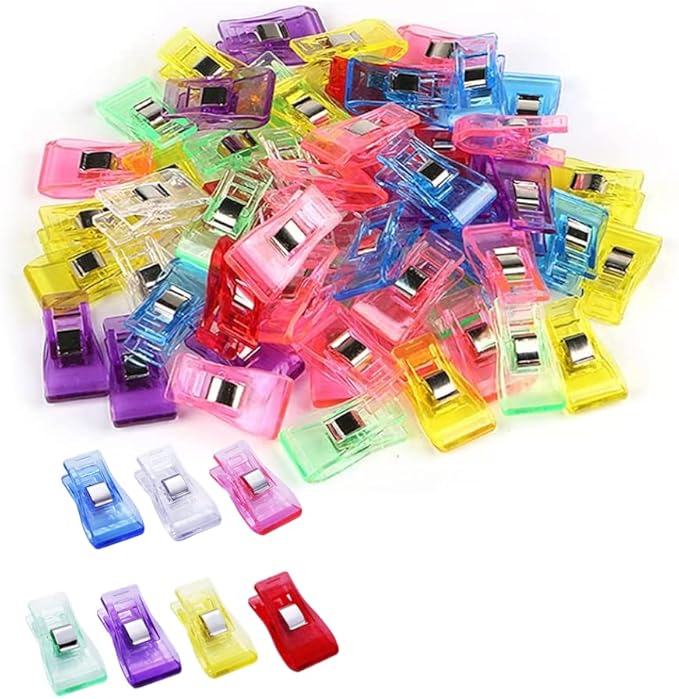 Amazon | Itisyou クリップ 仮止めクリップ カラークリップ 固定クリップ プラスチック 手芸用品 裁縫道具セット (40PCS) | 待ち針 通販