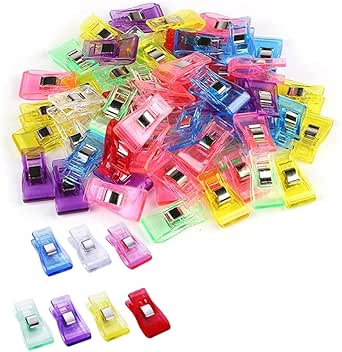 Amazon | Itisyou クリップ 仮止めクリップ カラークリップ 固定クリップ プラスチック 手芸用品 裁縫道具セット (20PCS) | 待ち針 通販