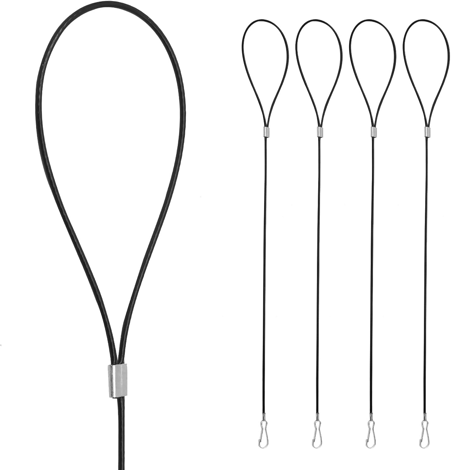 Amazon.com: Biaungdo 4 Pcs Adjustable Gate Latch Cable Pull, Stainless ...