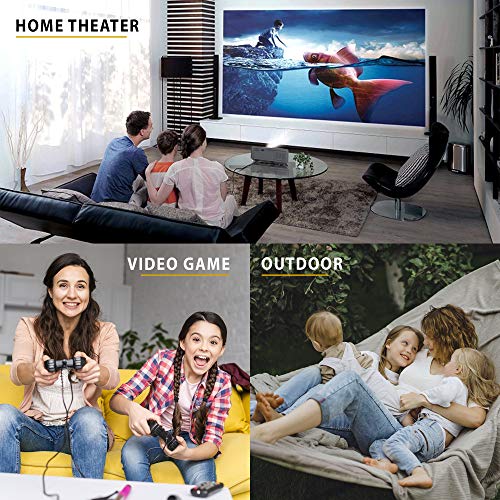 MSC A 100 Mini Projector, Full HD1080P Supported Portable - Want It All