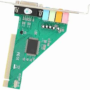 Amazon.com: Computer Internal Sound Cards, PCI Sound Card Channel 4.1 ...