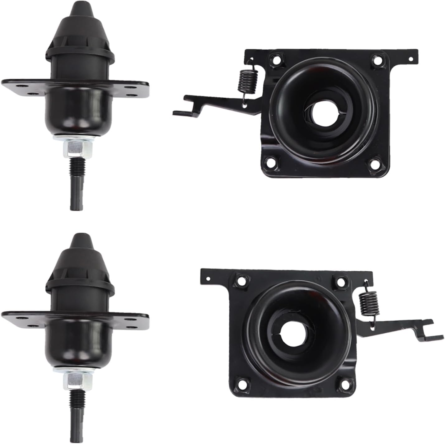 Amazon.com: VKVXCLON 4PCS Upper and Lower Latches & Hood Release Latch ...