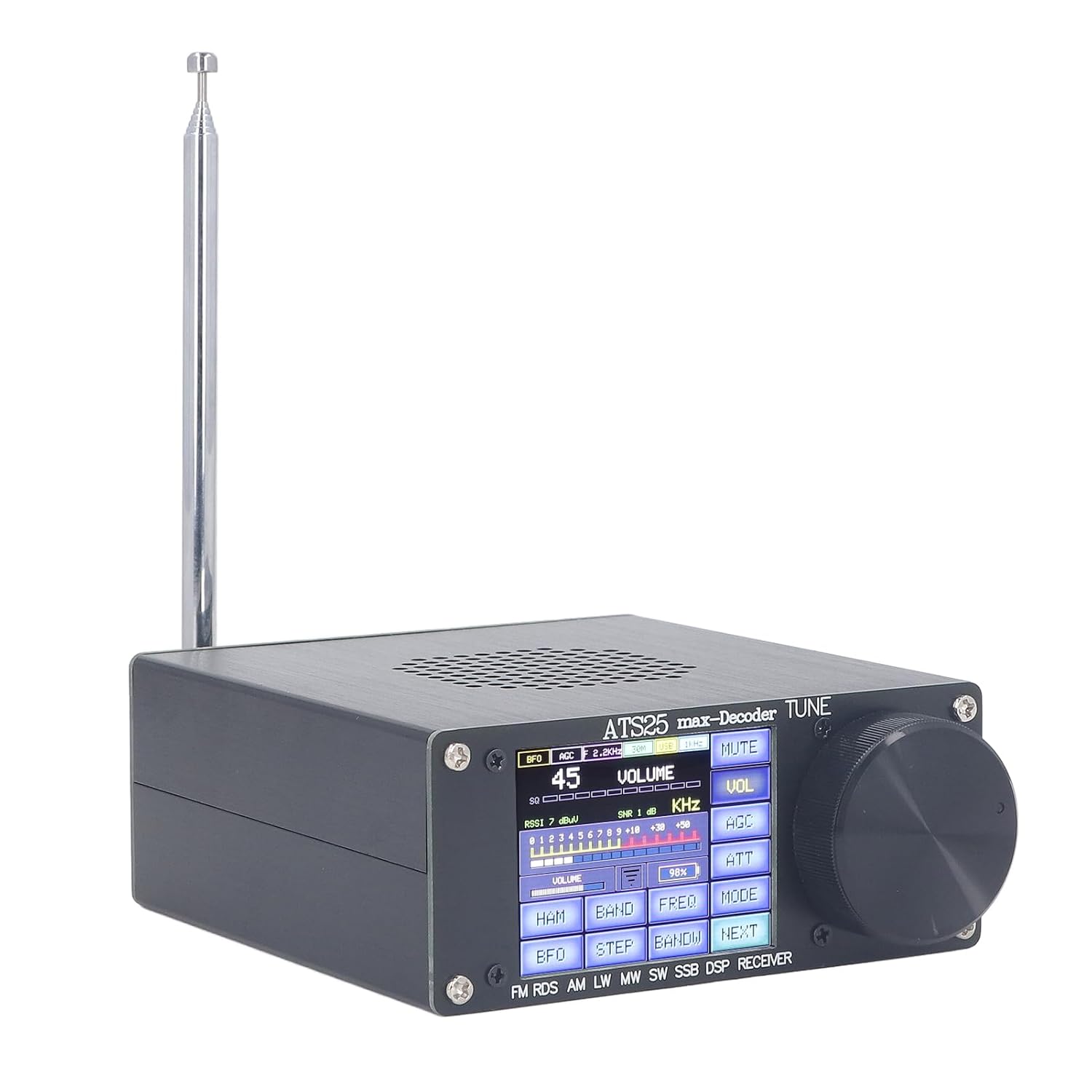 SI4732 ATS 25max Radio Full Band Receiver 2.4in Color Touch Screen WiFi ...