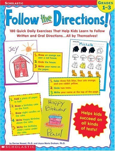 Follow the Directions! 180 Quick Daily Exercises That Help Kids Learn ...