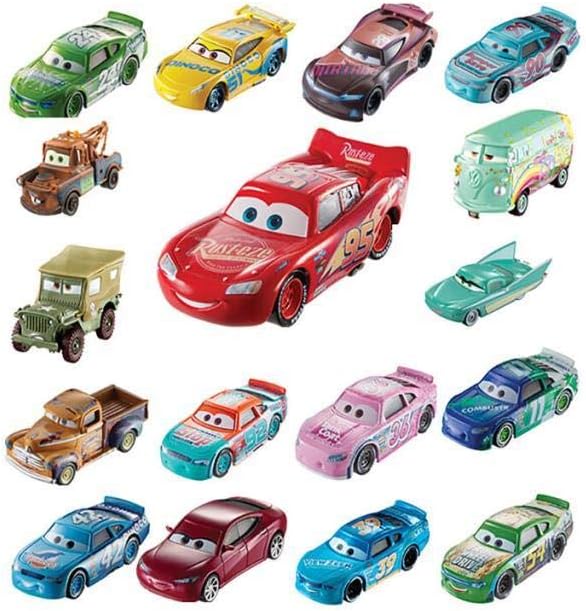 Amazon.com: Disney and Pixar Cars Die-Cast Singles Assortment, 1:55 Scale Fan Favorite Character ...