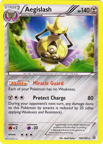 Mega Aegislash Card