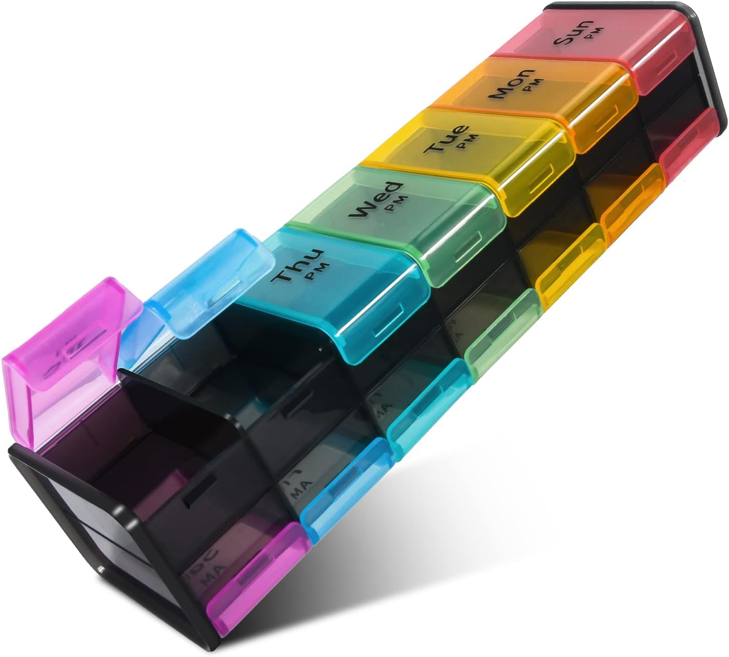 Amazon.com: Upgraded Extra Large Pill Organizer, Weekly Pill Organizer ...