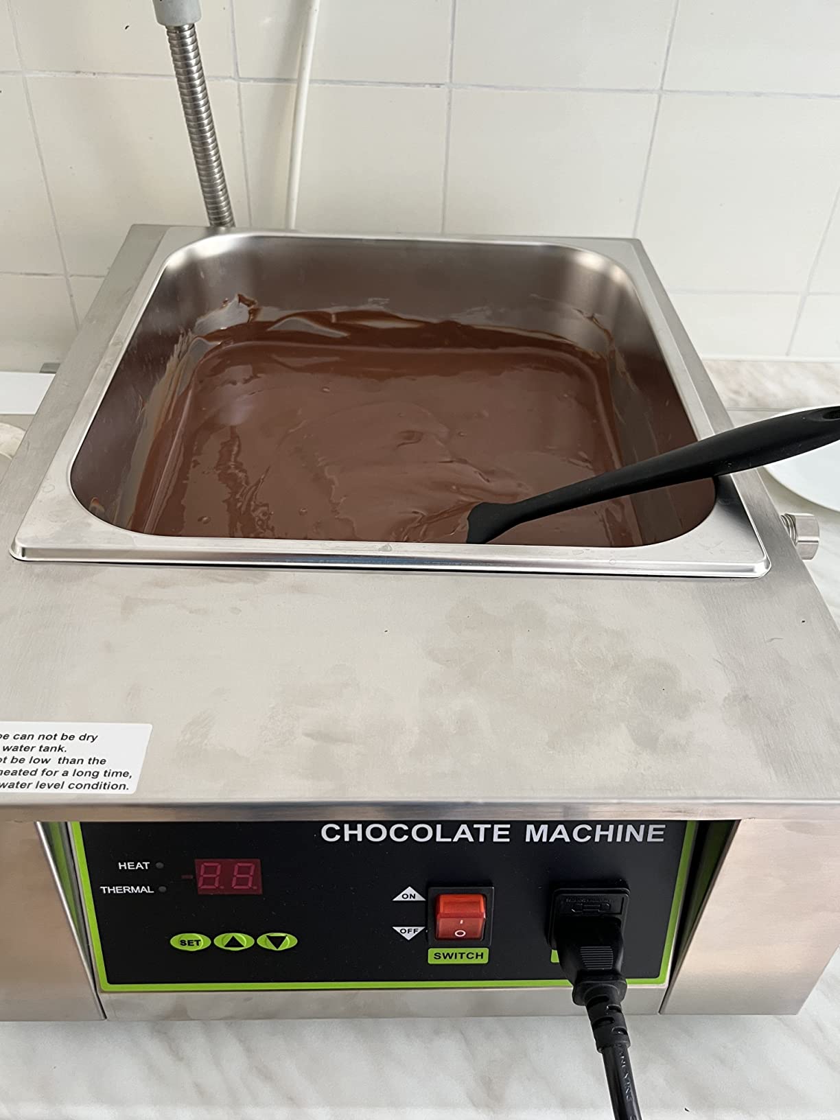 Electric Chocolate Melting Pot 8 kg Tempering Device Electric Warmer ...